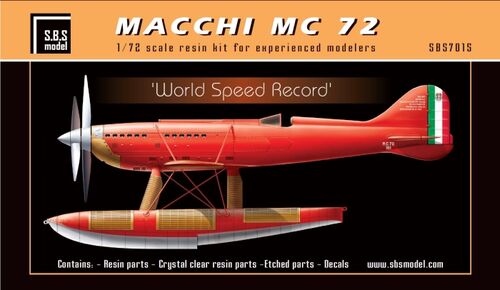 SBS Model 7015 Macchi MC 72 'World Speed Record'