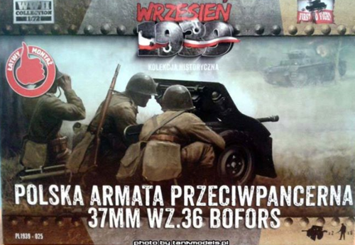 First to Fight PL025 Polska Armata Przeciwpancerna 37mm Wz.36 Bofors