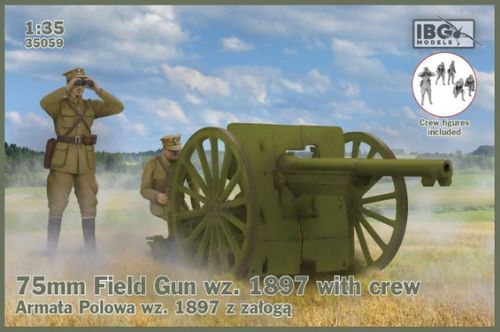 IBG 35059 75mm Field Gun wz. 1897 with crew