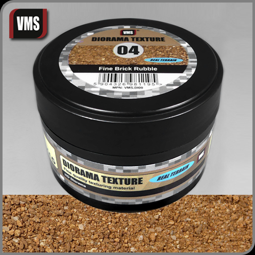 VMS DI09 Diorama Texture No. 4 Fine Brick Rubble (100ml)