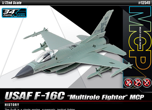 Academy 12541 USAF F-16C Multirole Fighter MCP