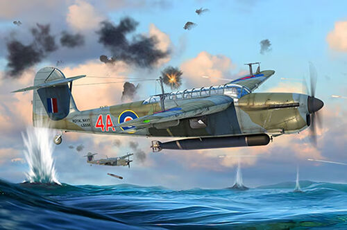 Trumpeter 05825 Royal Navy Fairey Barracuda Mk. II - British WWII Torpedo Bomber