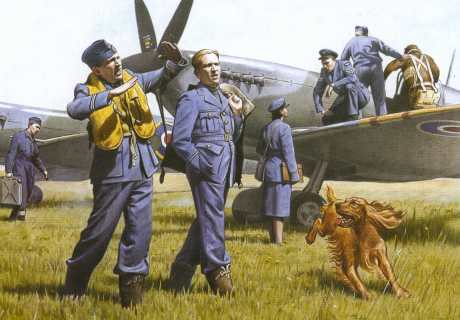 ICM 48081 WWII RAF Pilots and Ground Personnel 39-45