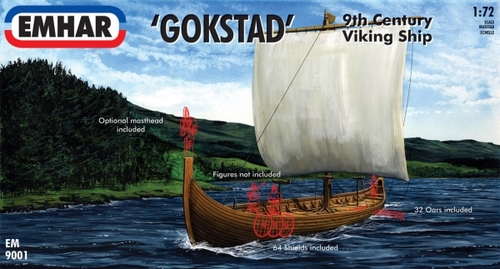 Emhar 9001 Gokstad (IXth Century Viking Ship)