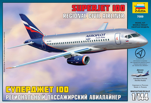 Zvezda 7009 Russian Suchoj Superjet 100