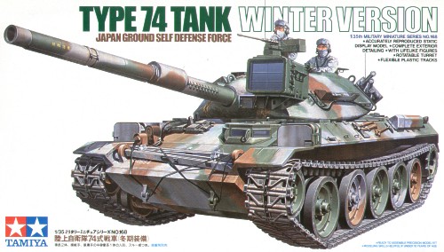 Tamiya 35168 JGSDF Type 74 Winter Tank Version