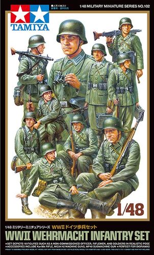 Tamiya 32602 WWII Wehrmacht Infantry Set