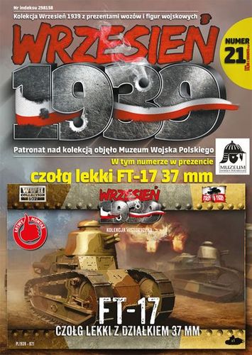 First to Fight PL021 FT-17 Czołg Lekki z działkiem 37mm (okrągła wieża)