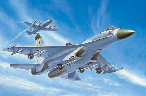 Trumpeter 01661 Russian Su-27 Early type Fighter
