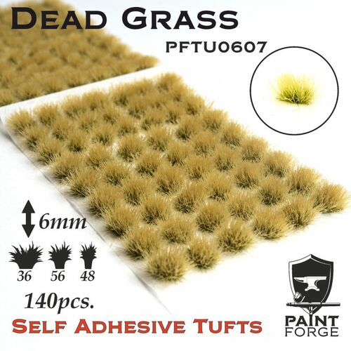Paint Forge PFTU0607 Dead grass Grass Tufts 6mm