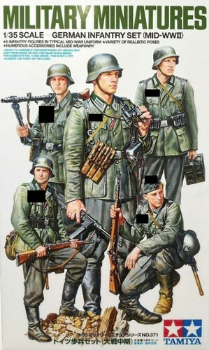 Tamiya 35371 German Infantry Set (Mid-WWII)