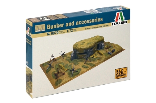 Italeri 6070 Bunker and accesories