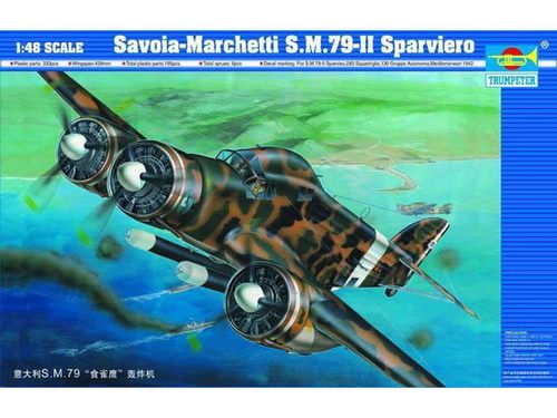 Trumpeter 02817 Savoia-Marchetti S.M.79-II Sparviero