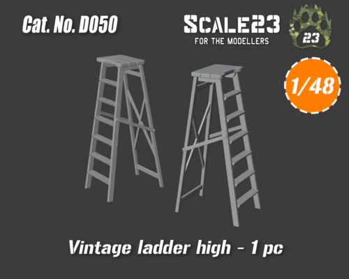 Scale23 48-D050 Vintage ladder high - 1 pc