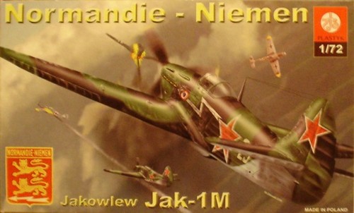 Plastyk 036 Yakovlev Yak-1 Soviet IIWW Fighter (Normandie-Niemen)