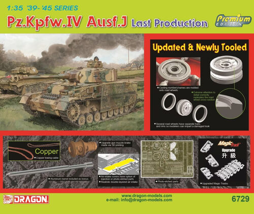 Dragon 6729 Pz.Kpfw.IV Ausf. J Last Production - Premium Edition