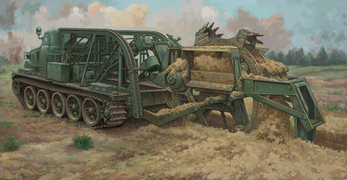 Trumpeter 09502 BTM-3 High-Speed Trench Digging Vehicle