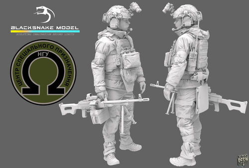 BlackSnake Model UKS-06 Ukrainian Omega Special Forces - Gunner Operator 2 (1 figure)