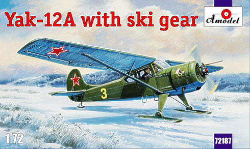 A-Model 72187 Yakovlev YAK-12A with Ski Gear