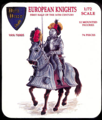 Dark Dream Studio 72005 European Knights 16th cent 24 figures