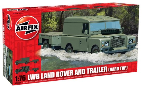 Airfix 02324 LWB Landrover (Hard Top) and Trailer