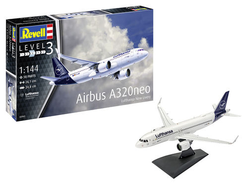 Revell 03942 Airbus A320 Neo Lufthansa "New Livery"