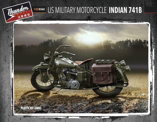 Thunder Models 35003 US Military Motorcycle Indian 741B