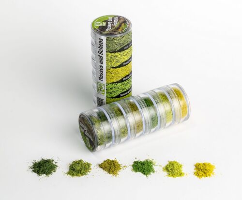 Model scene 000-91 Mosses And Lichens (6 Colours)