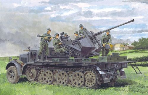 Dragon 6541 Sd.Kfz.7/2 3.7cm FlaK 36