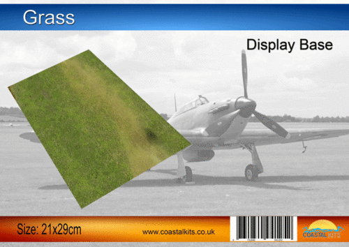 Coastal kits S210-72 1:72 Grass Display Base 297 x 210mm