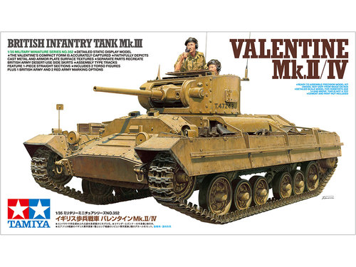 Tamiya 35352 British Infantry Tank Mk.III Valentine Mk.II/IV