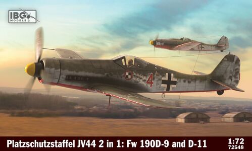 IBG 72548 Platzschutzstaffel JV44 2 in 1: Fw 190D-9 and D-11