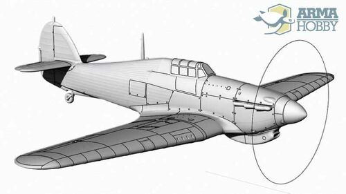 Arma Hobby 70021 Hurricane Mk I Trop