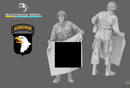 BlackSnake Model ST-15 US WWII 101st Airborne - Soldier 15 (1 figure)