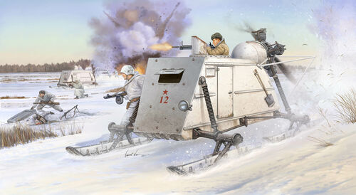 Trumpeter 02321 Soviet NKL-26 Armoured Aerosan
