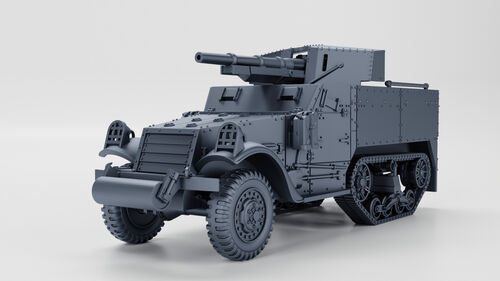 EMP3D 72011661 Samobieżne działo przeciwpancerne M3 GMC 75mm