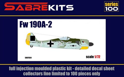 Sabre Kits 7034 Focke Wulf Fw 190A-2