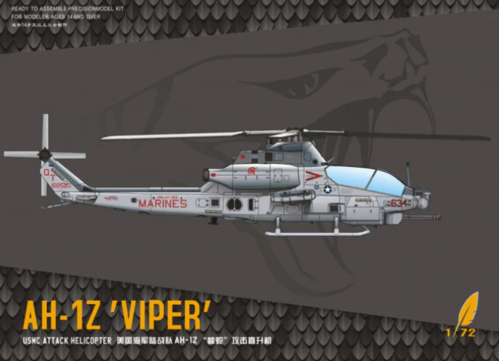 Dream Model DM720012 AH-1Z Viper Attack Helicopter