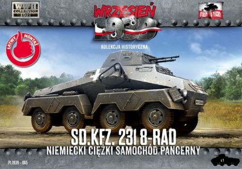 First to Fight PL065 Sd.Kfz.231 8- Rad Niemiecki ciężki samochód pancerny