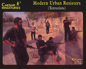 Caesar Miniatures H031 Modern Urban Resisters (Terrorists)