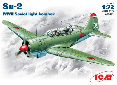 ICM 72081 Su-2 WWII Soviet light bomber