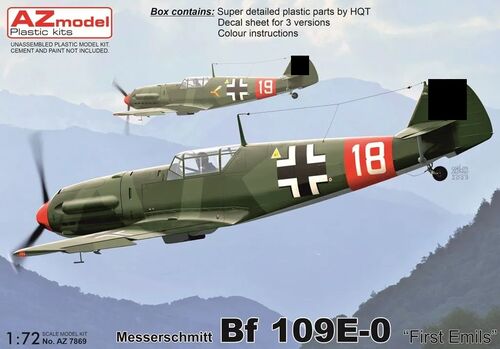 AZ-Model 7869 Messerschmitt Bf 109E-0 'First Emils'