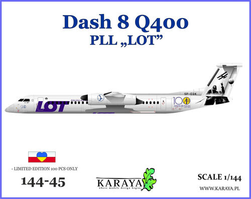 KARAYA 144-45 Dash 8 Q400 PLL 'LOT'