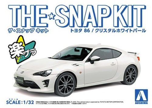 Aoshima 05418 Toyota '86 (White) - SNAP KIT