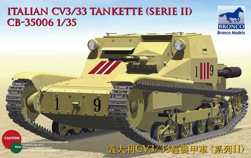 Bronco CB35006 Italian CV L3/33 Tankette Serie II