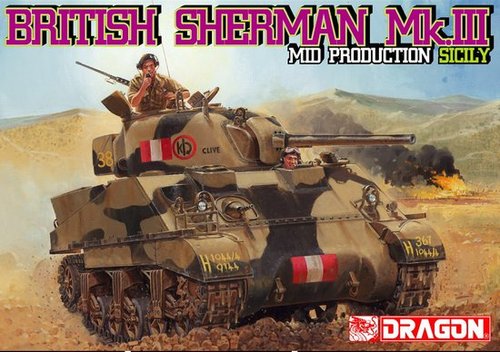 Dragon 6231 Sherman Mk.III Mid Production, Sicily