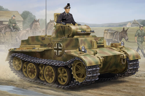 Hobby Boss 83805 German Pzkpfw.I Ausf.F (VK18.01)-Late