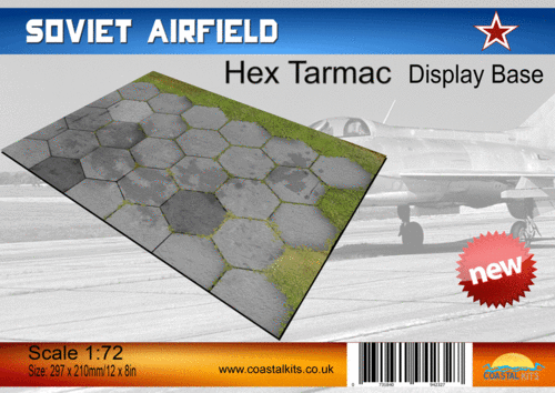 Coastal kits S243-72 1:72 Soviet Airfield Hex Tarmac 297 x 210mm