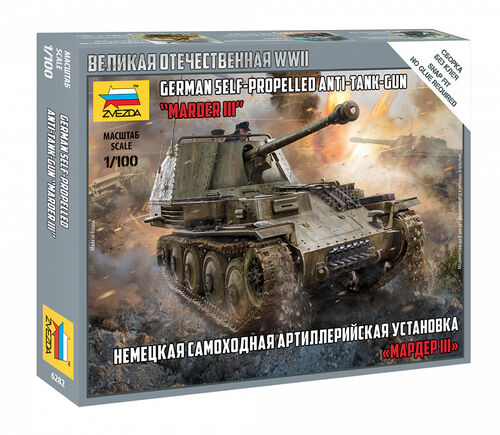 Zvezda 6282 German Self-Propelled Anti Tank Gun "Marder III"