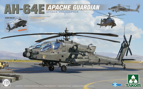 Takom 2602 AH-64E Apache Guardian Attack Helicopter